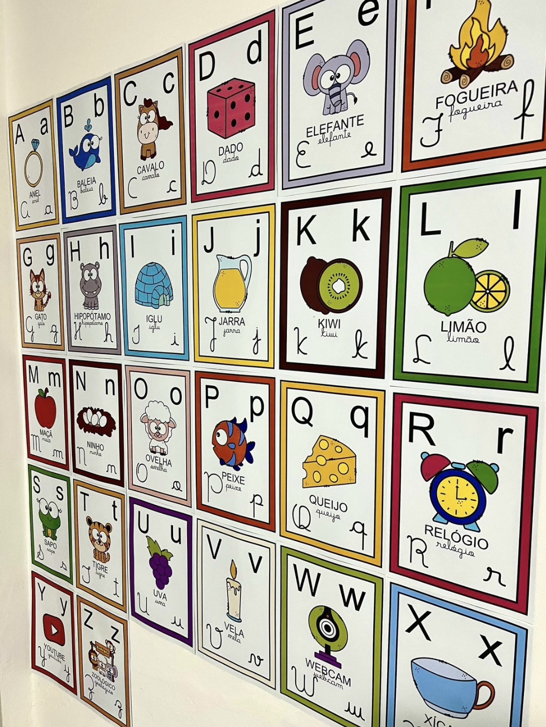 Alfabeto de Parede – ABC do Aprendizado – Recursos Pedagógicos em PDF