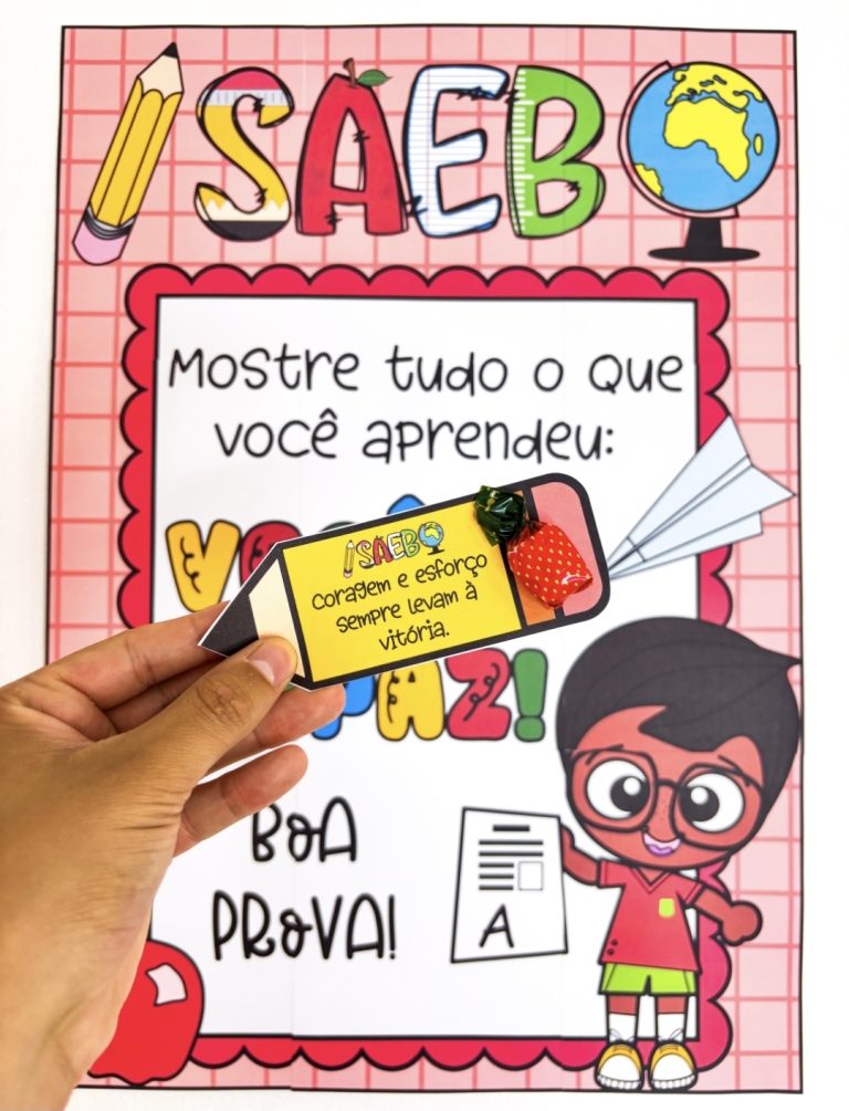 Cartaz de Incentivo SAEB – ABC do Aprendizado – Recursos Pedagógicos em PDF